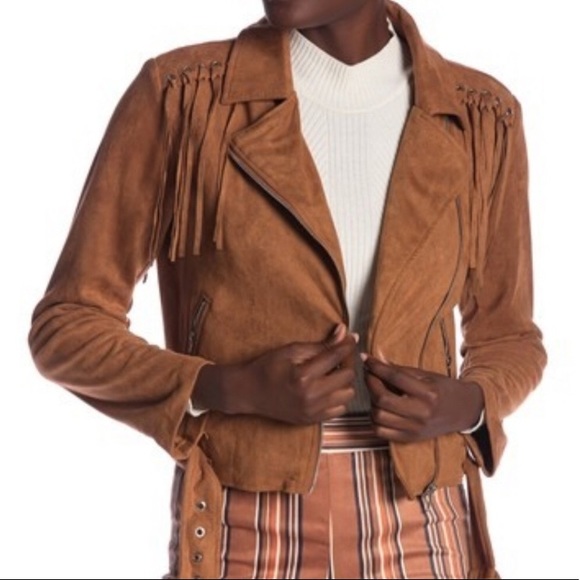 Flying Tomato | Jackets & Coats | Flying Tomato Faux Suede Fringe ...